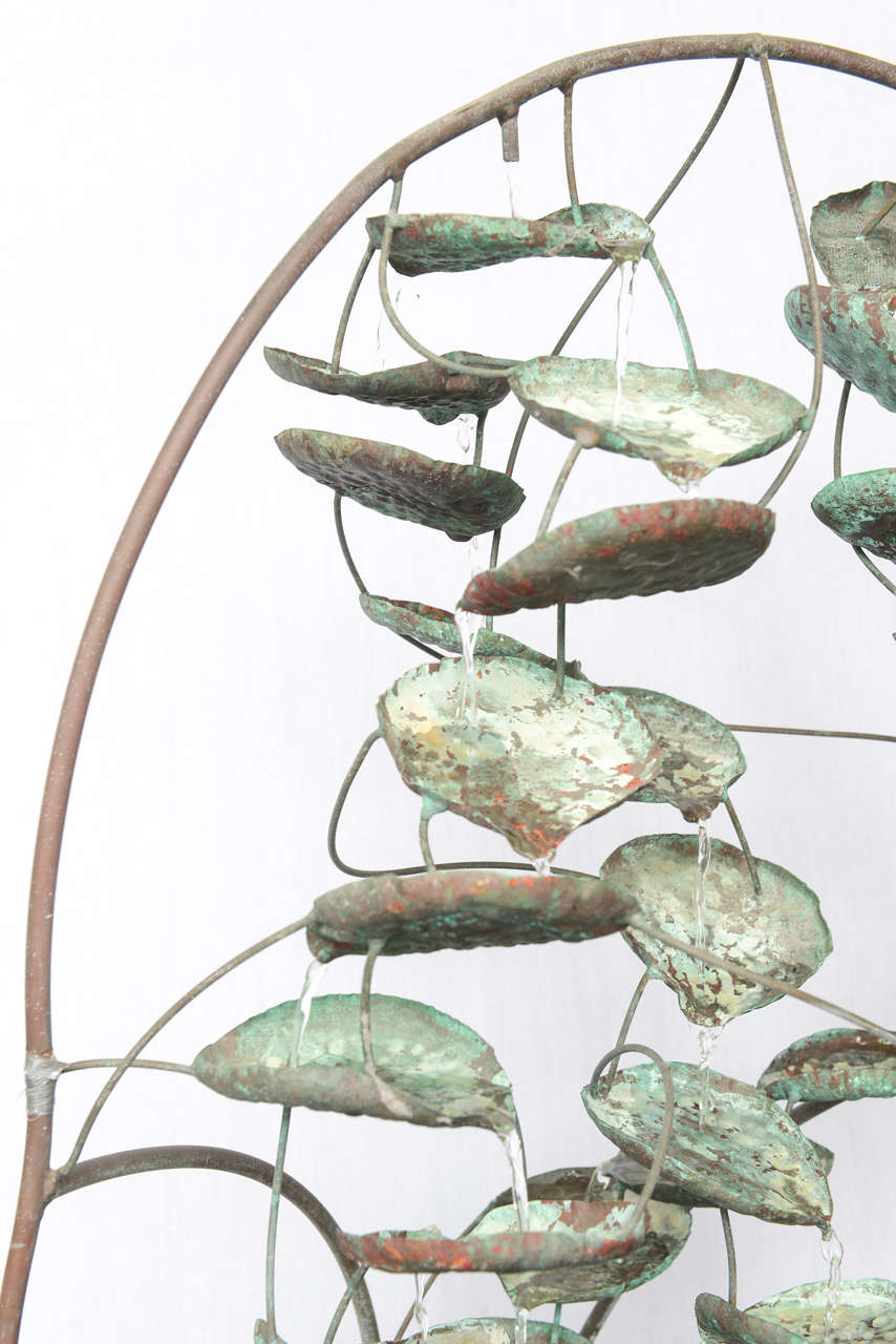 Fritz Van Der Bovenkamp Copper Fountain at 1stDibs