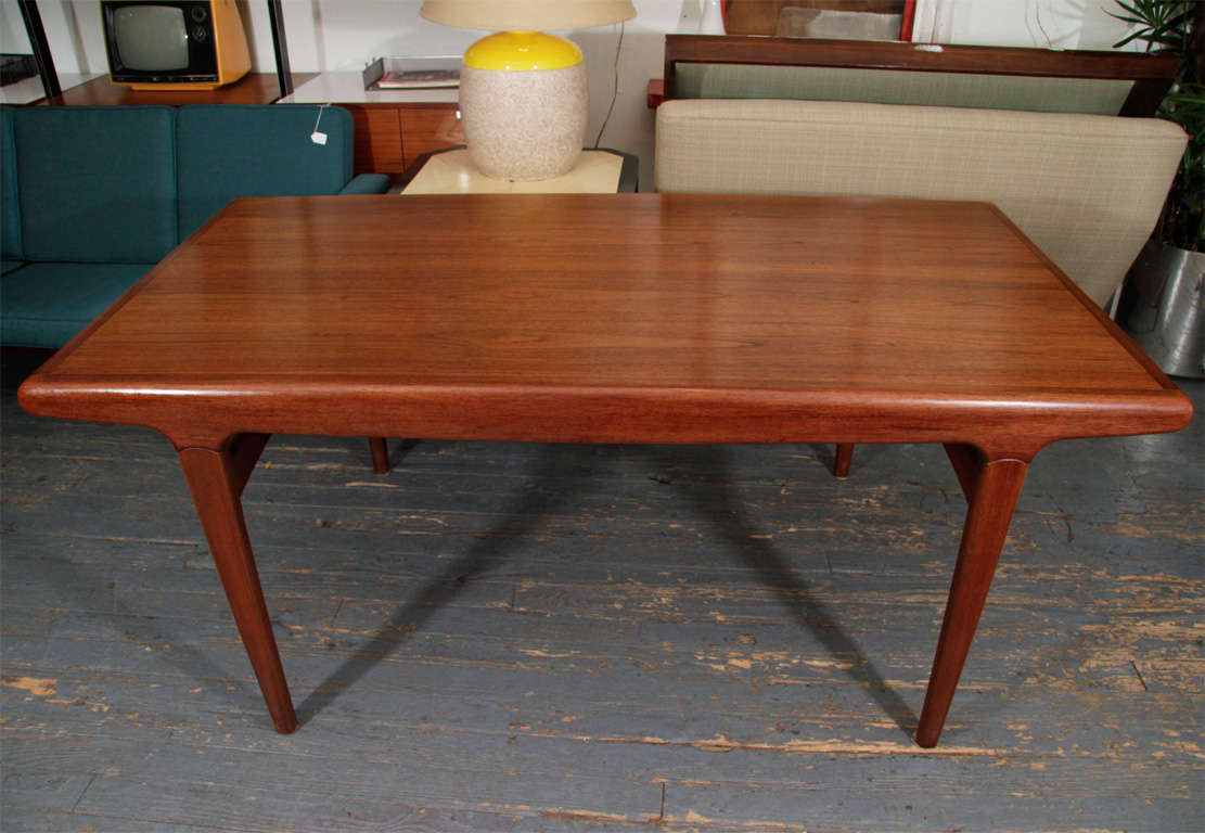 Danish Expandable Dining Table by Johannes Andersen at 1stDibs