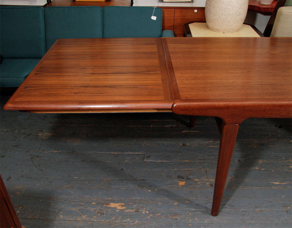 Danish Expandable Dining Table by Johannes Andersen at 1stDibs