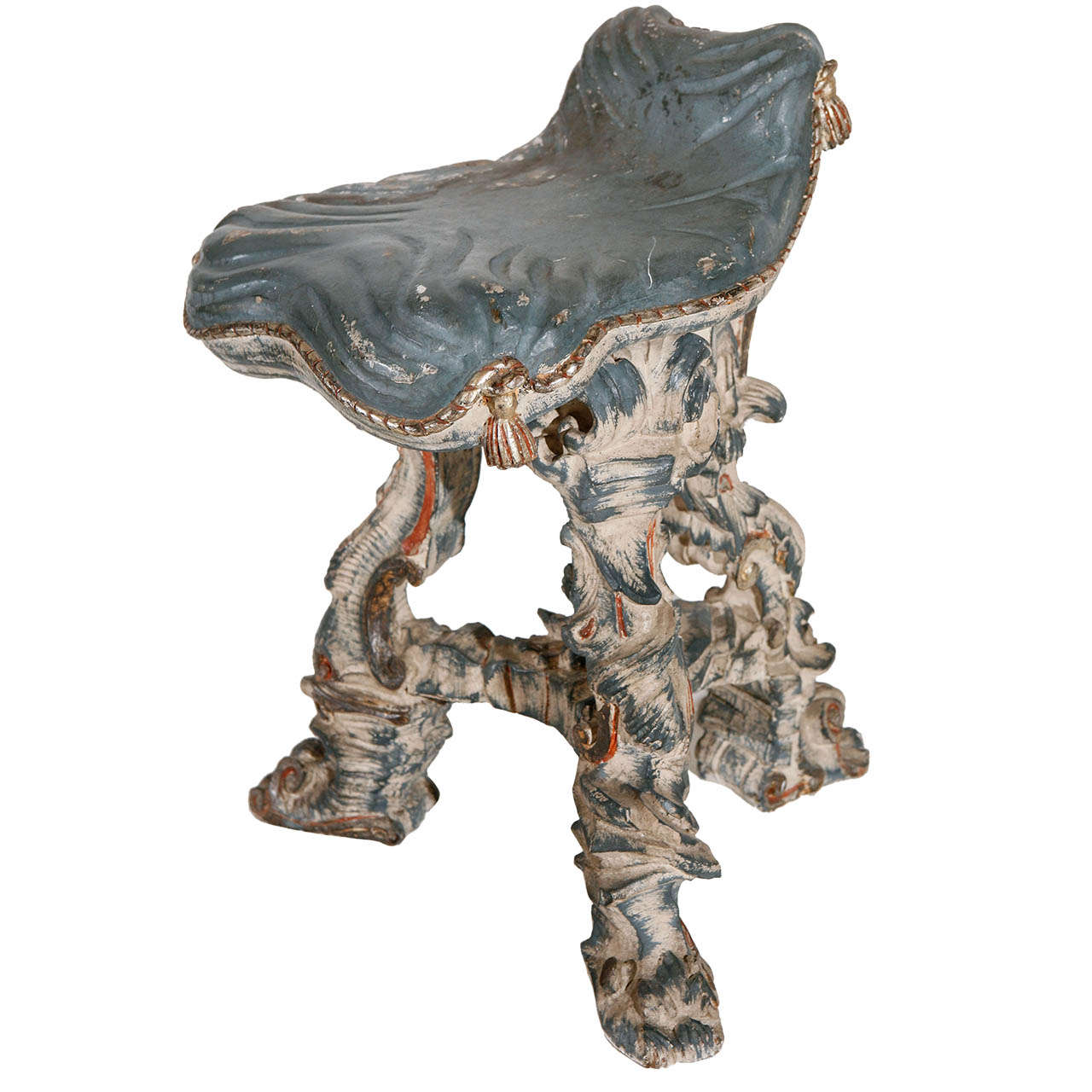 1930s Venetian Grotto Chair at 1stDibs | venetian grotto chairs