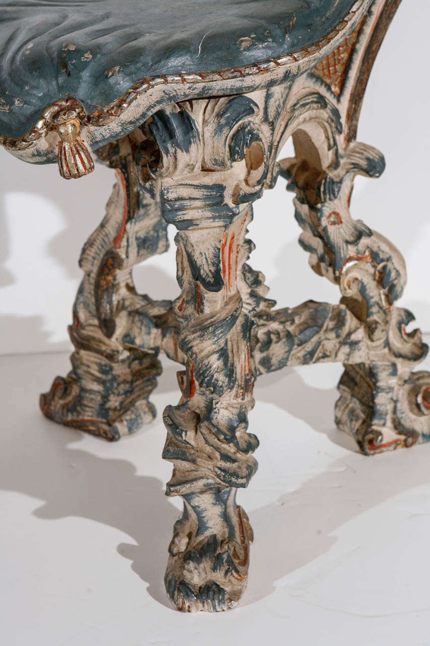 1930s Venetian Grotto Chair at 1stDibs | venetian grotto chairs