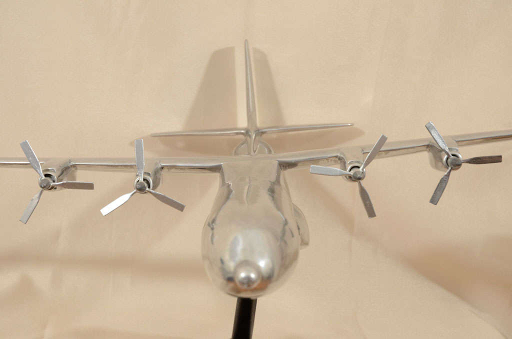 Polished Aluminum Douglas C-133 Cargomaster Model Airplane For Sale at ...
