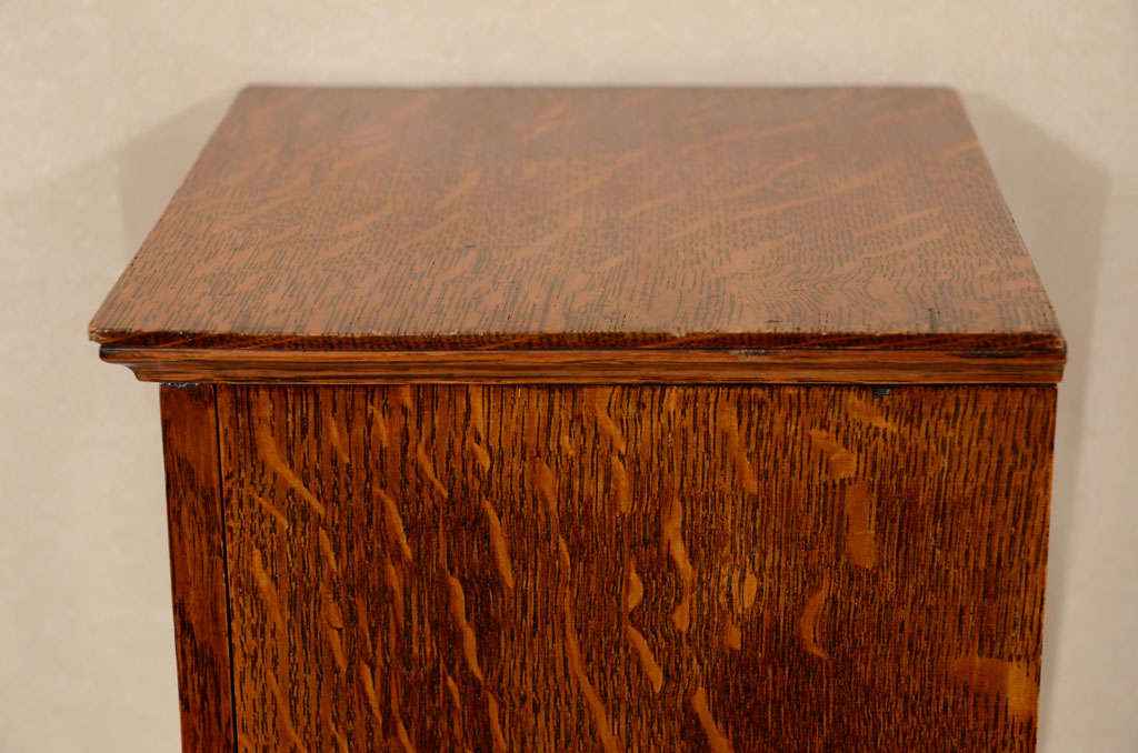 Oak Wood Cigar Humidor in the form of a Library Cabinet at 1stDibs