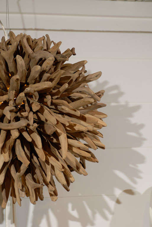 Driftwood Ball Chandelier For Sale at 1stDibs