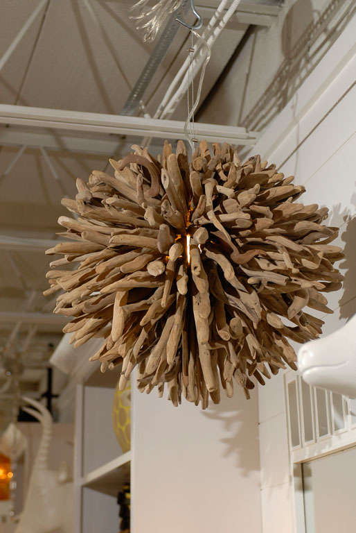 Driftwood Ball Chandelier For Sale at 1stDibs
