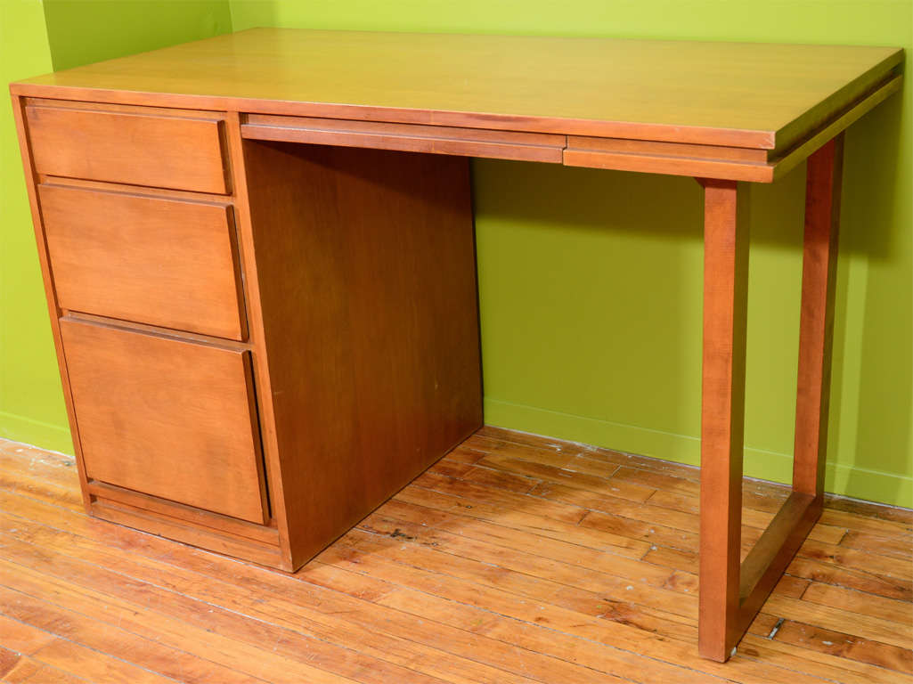 Mid Century Russel Wright for Conant Ball Desk and Chair at 1stDibs ...