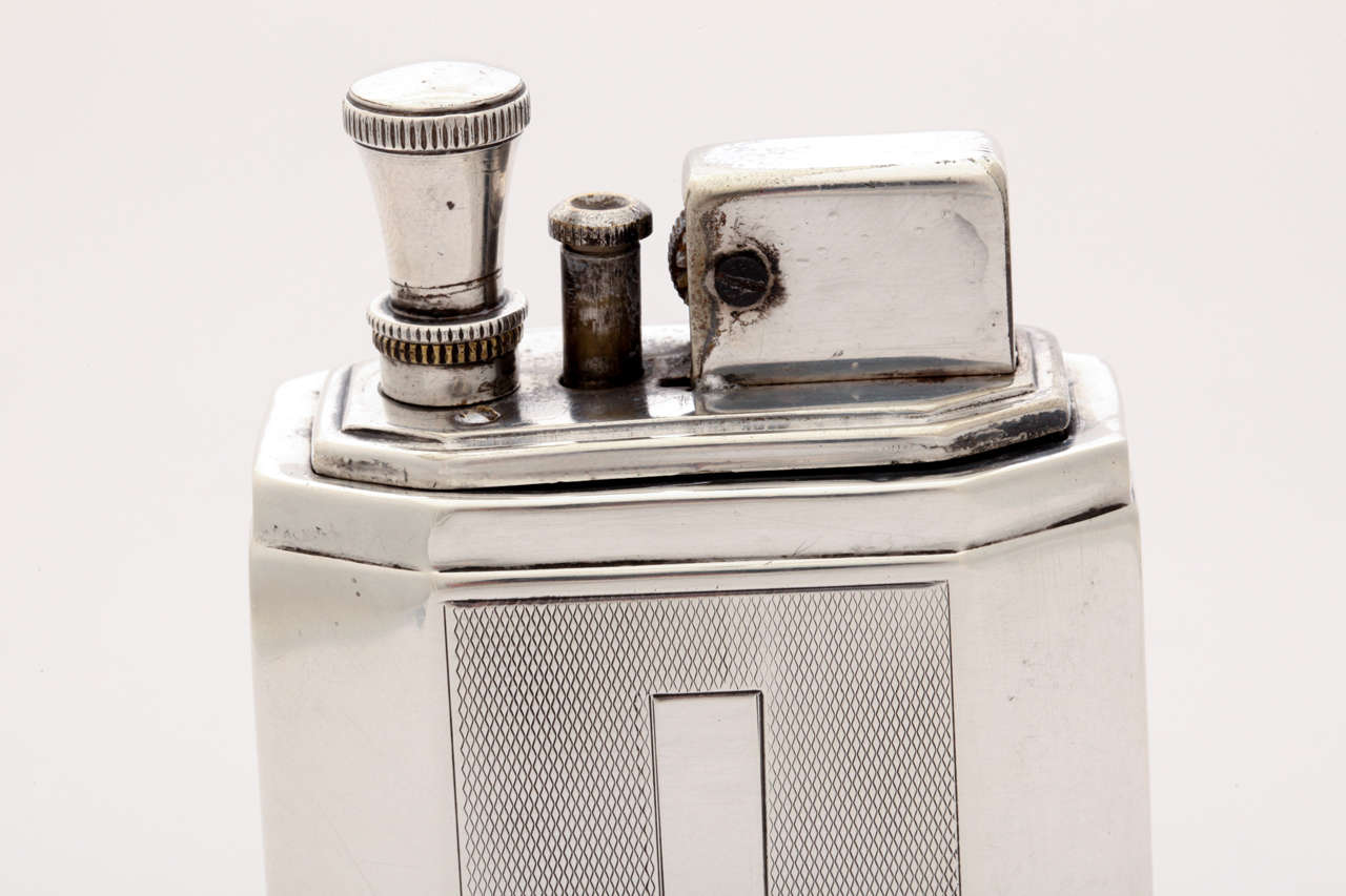 Sterling Silver Ronson Touch Tip Table Lighter at 1stDibs | modern ...