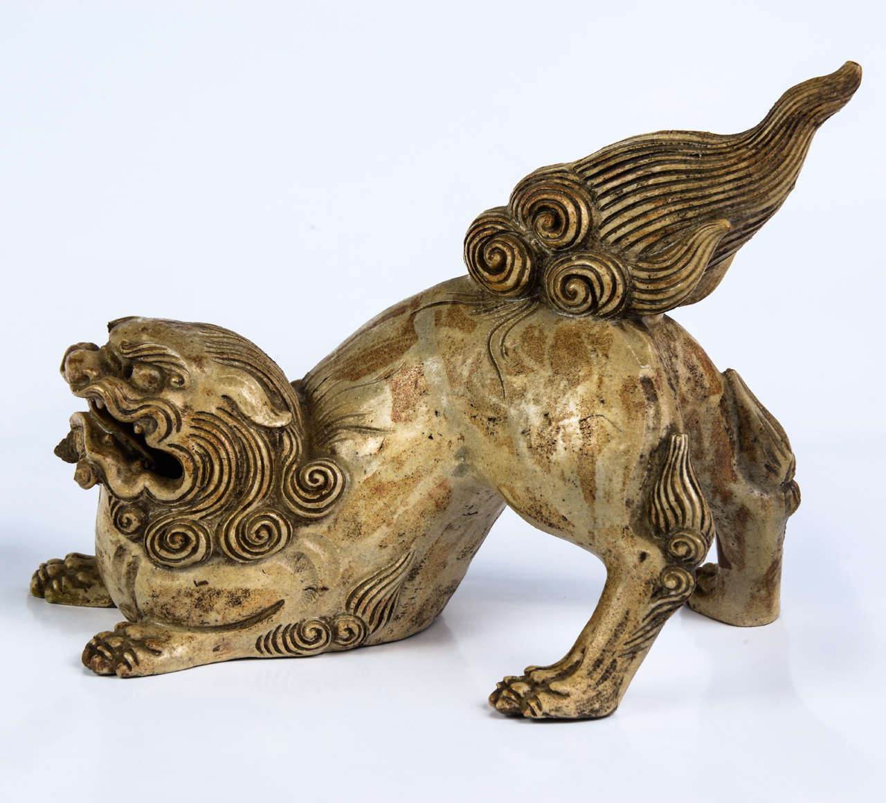 19th Century Japanese Shishi Statue at 1stDibs