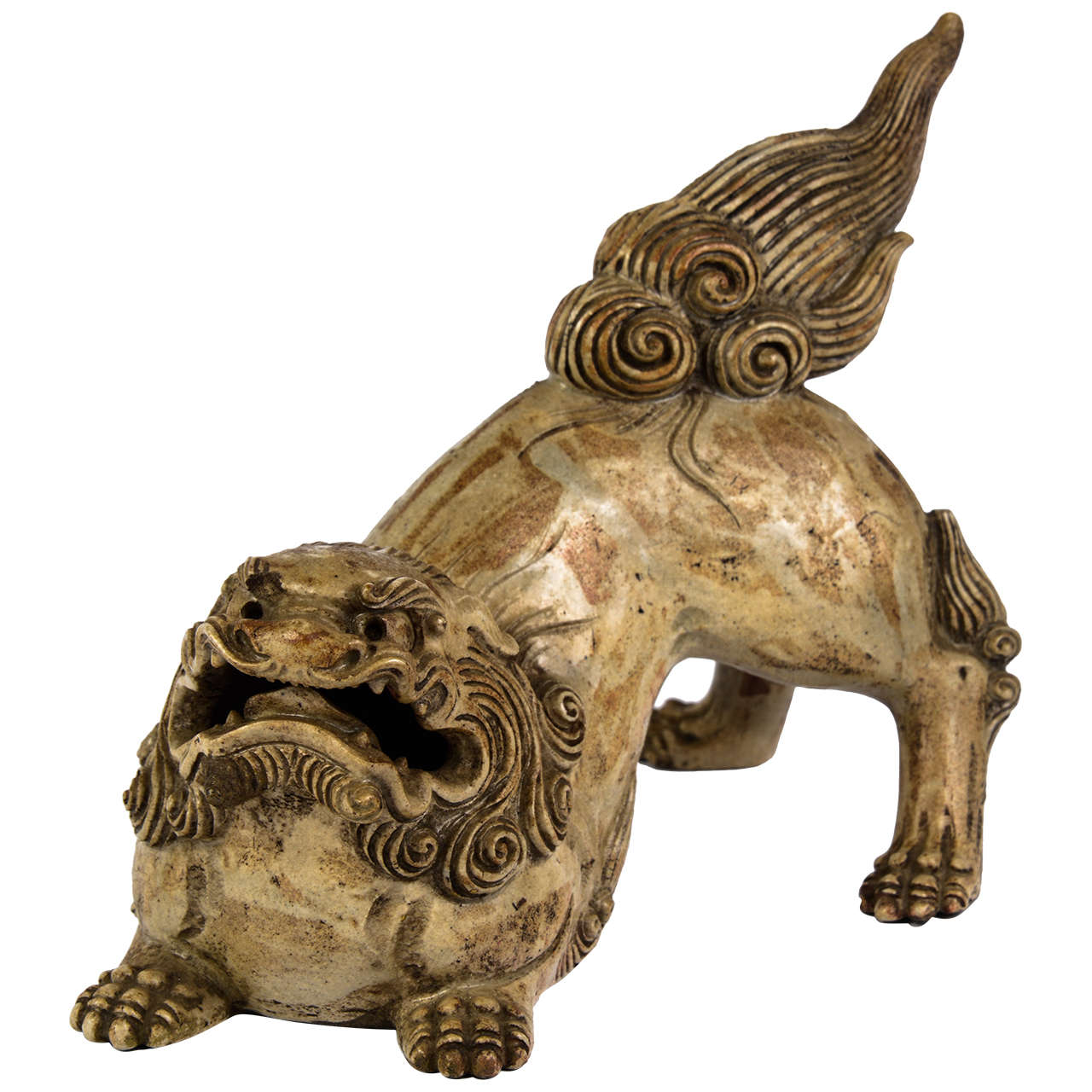 19th Century Japanese Shishi Statue at 1stDibs