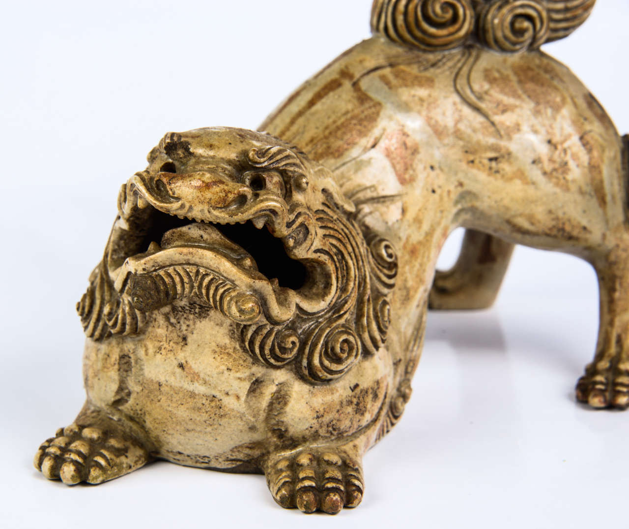 19th Century Japanese Shishi Statue at 1stDibs