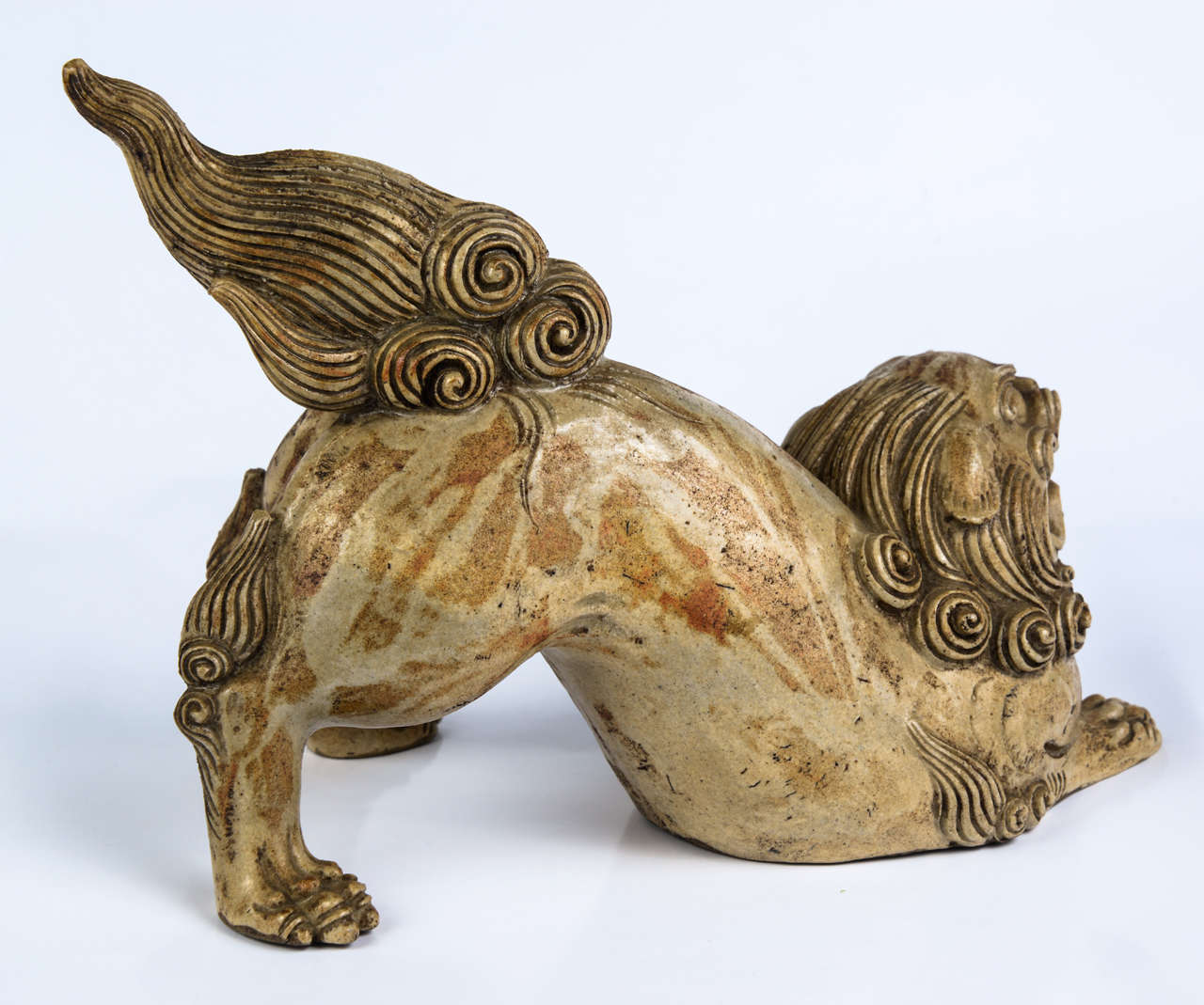 19th Century Japanese Shishi Statue at 1stDibs