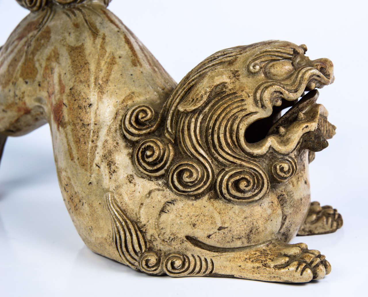 19th Century Japanese Shishi Statue at 1stDibs