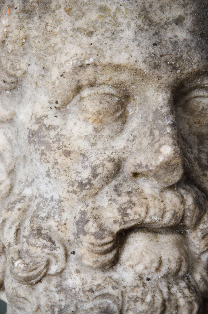 17th Century Carved Limestone Bust of Solon For Sale at 1stDibs | solon ...