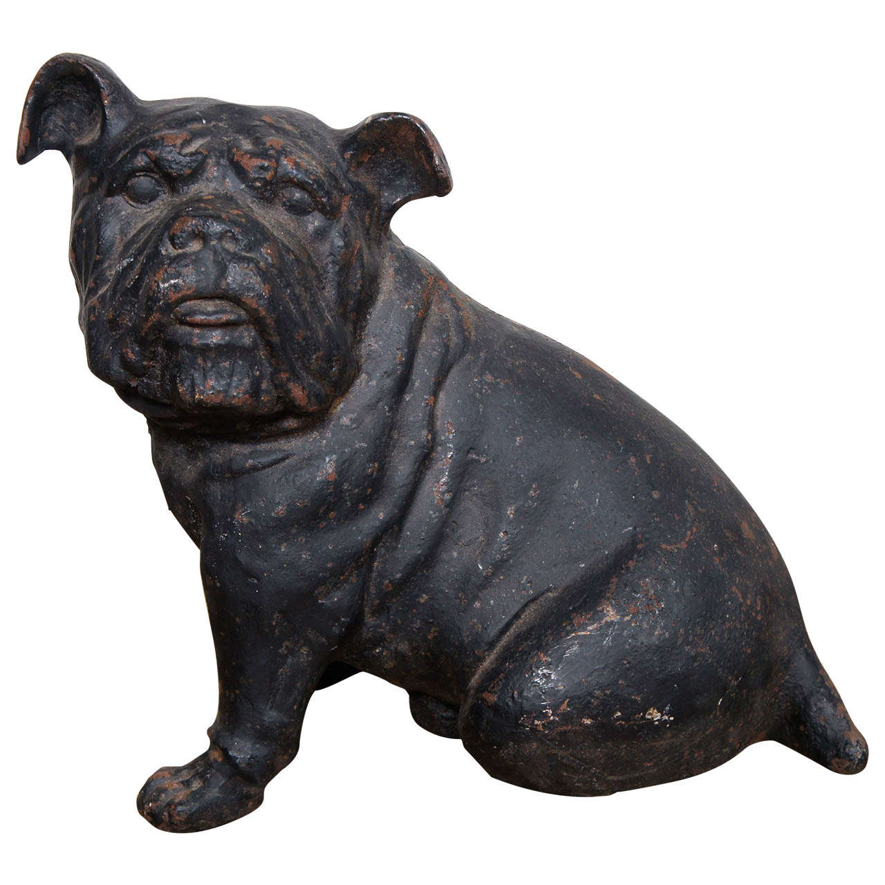 Cast Iron Bulldog at 1stDibs