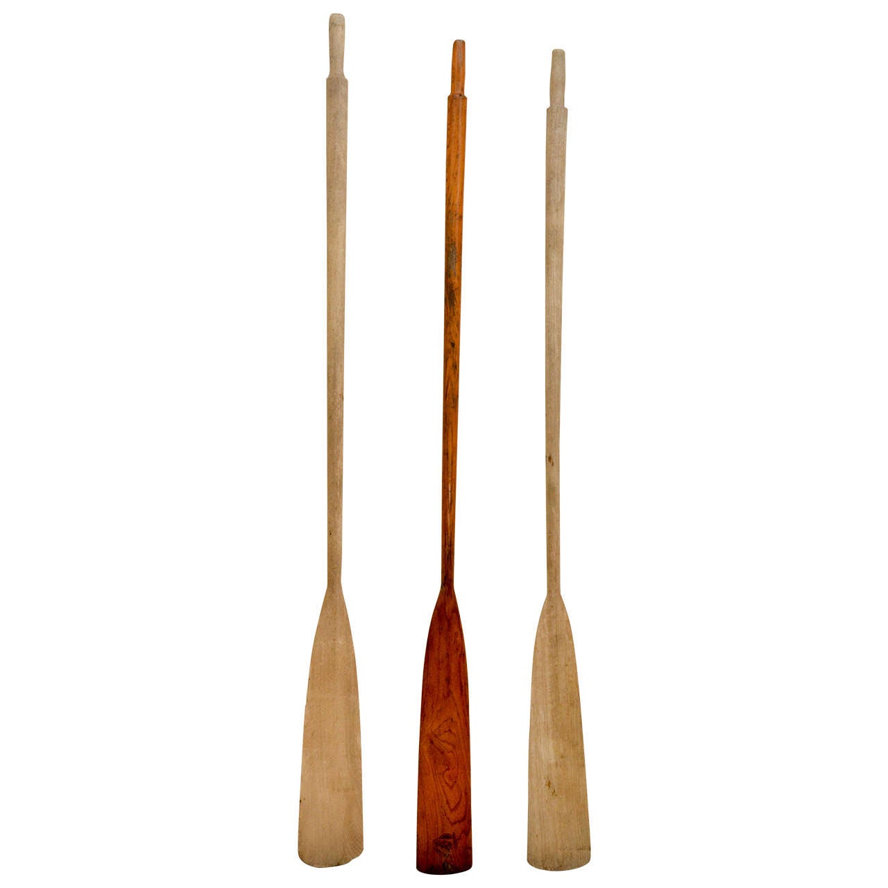 Three American Oak Oars at 1stDibs