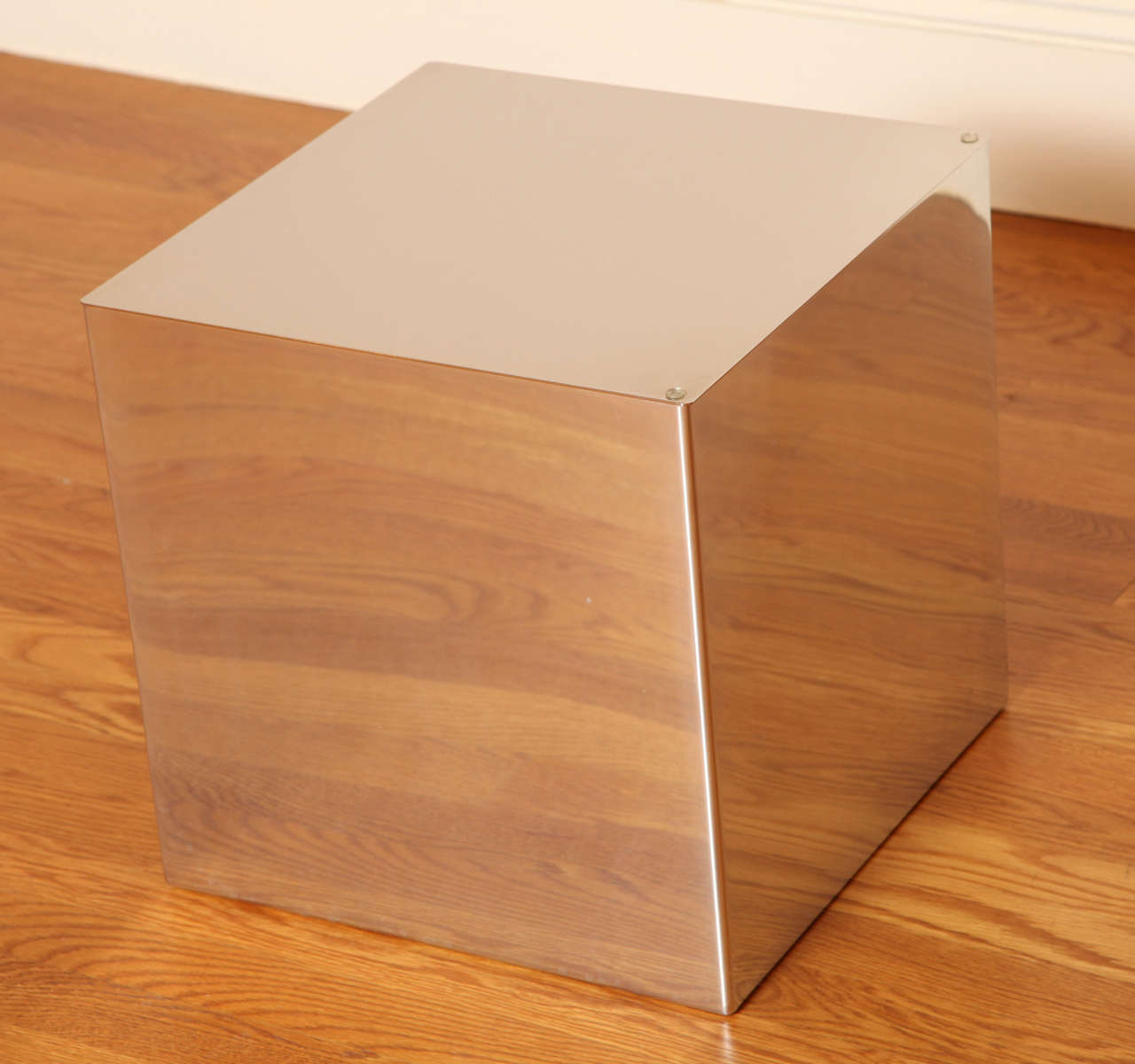 Pair of Habitat Mirrored Cube Tables at 1stDibs