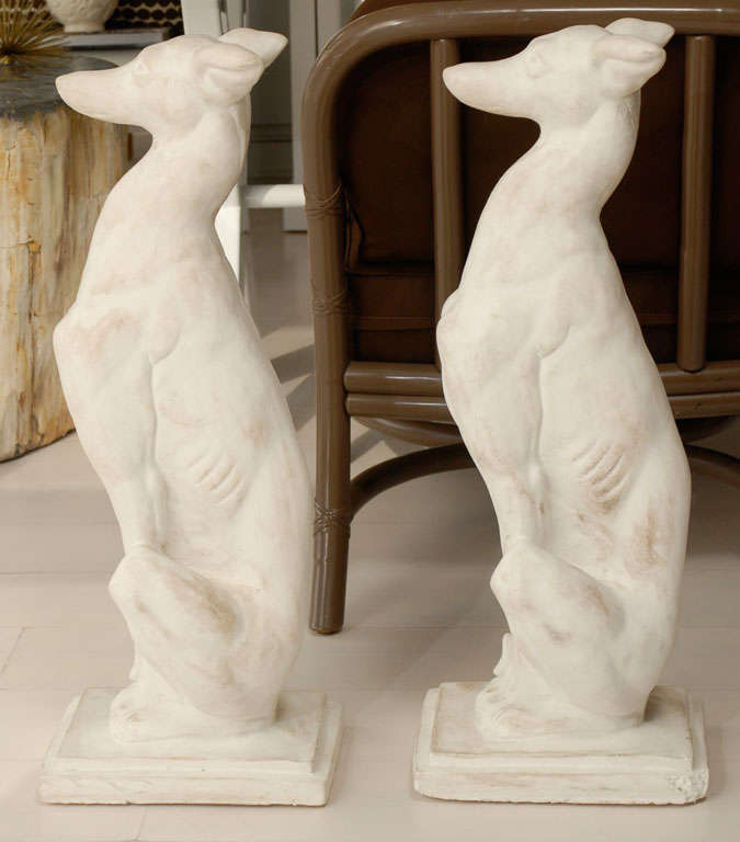 Vintage Dog Statue at 1stDibs