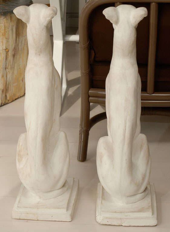 Vintage Dog Statue at 1stDibs