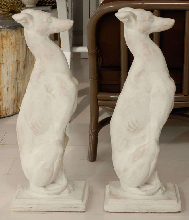 Vintage Dog Statue at 1stDibs