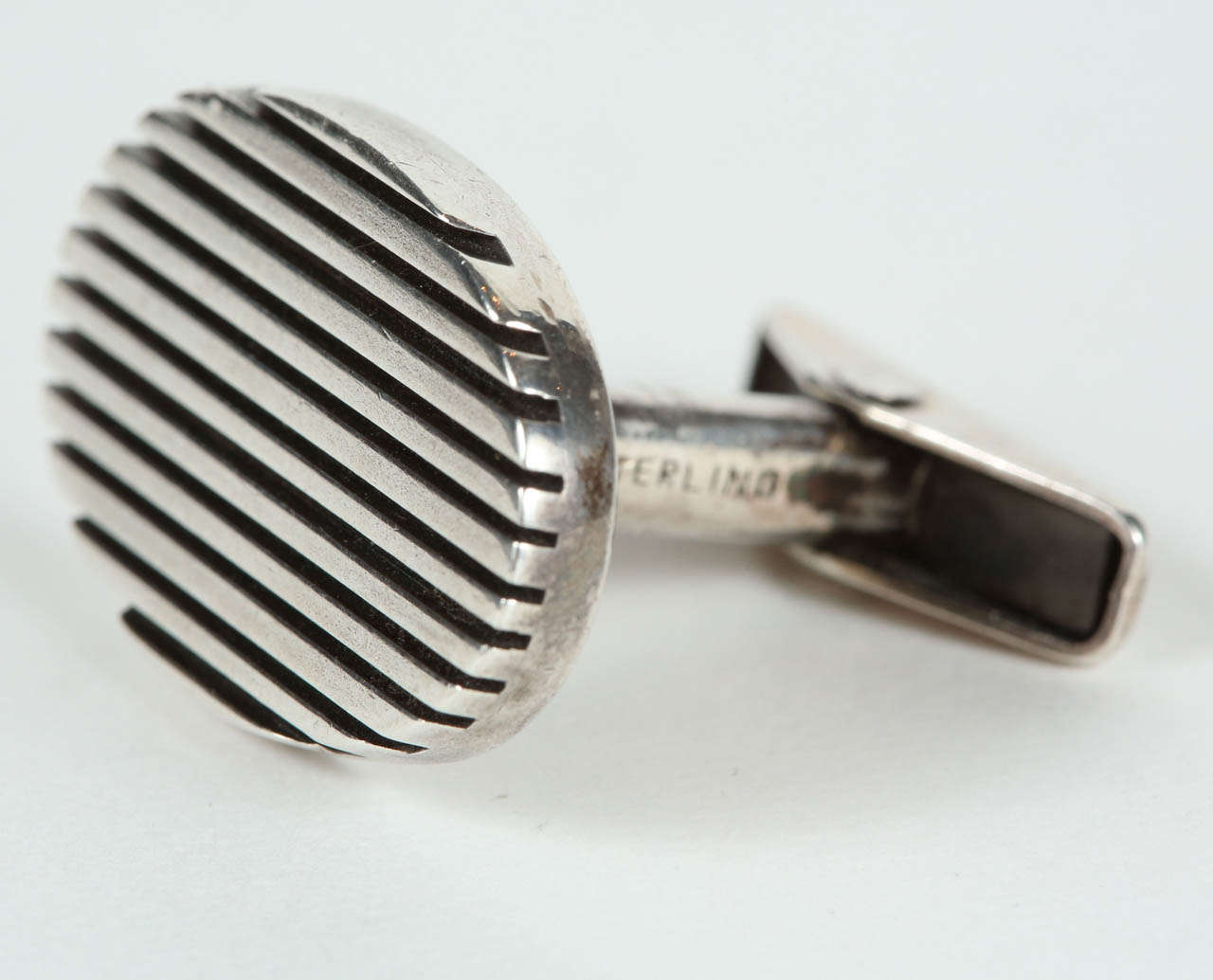 Allan Adler Sterling Silver Cufflinks at 1stDibs