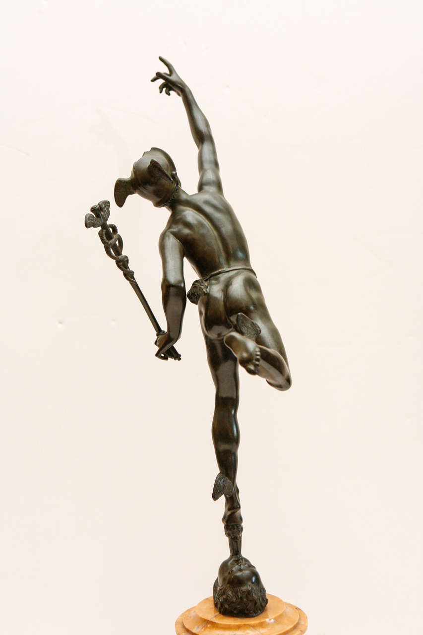 19th Century Winged Mercury Sculpture For Sale at 1stDibs | winged ...