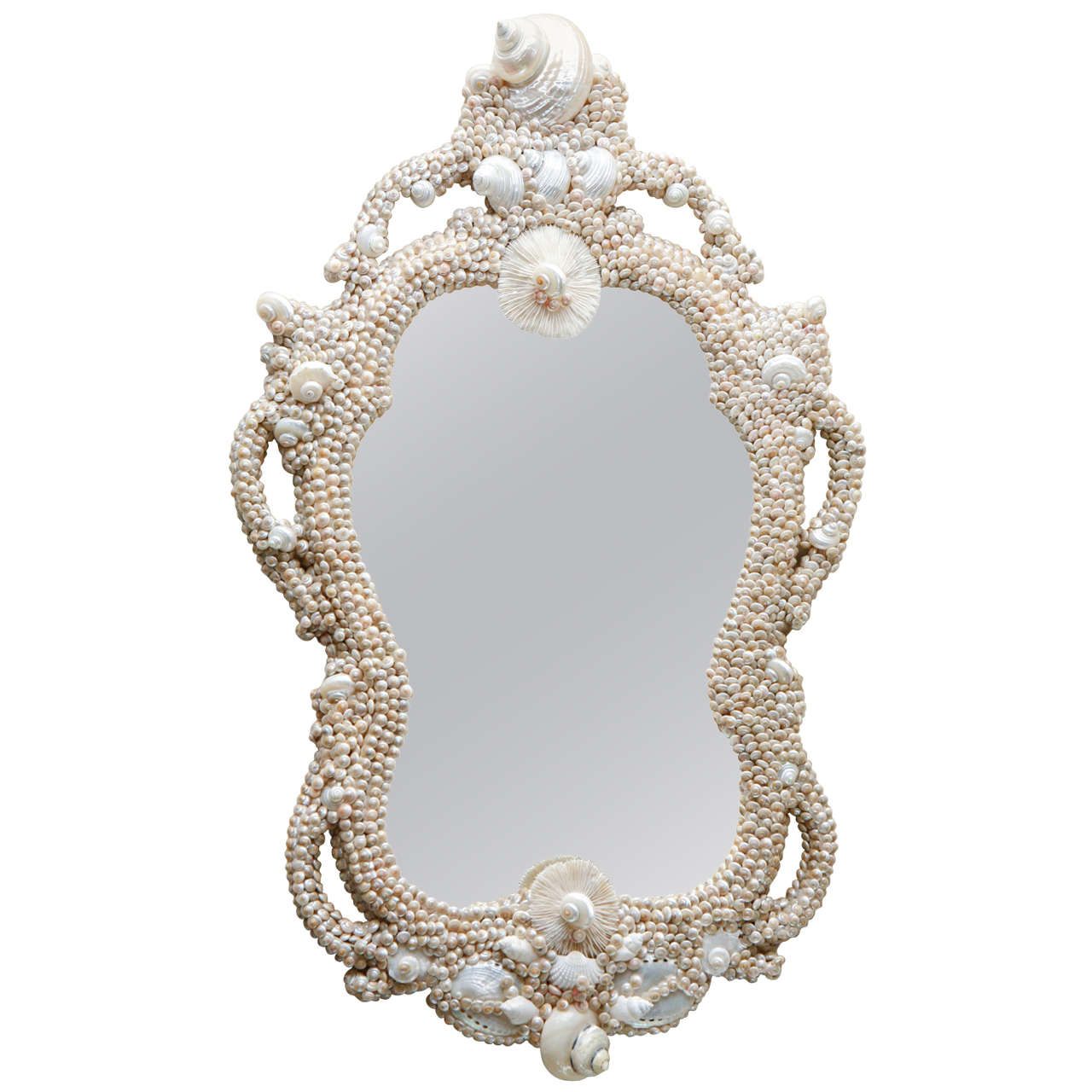 Coquillage Mirror at 1stDibs