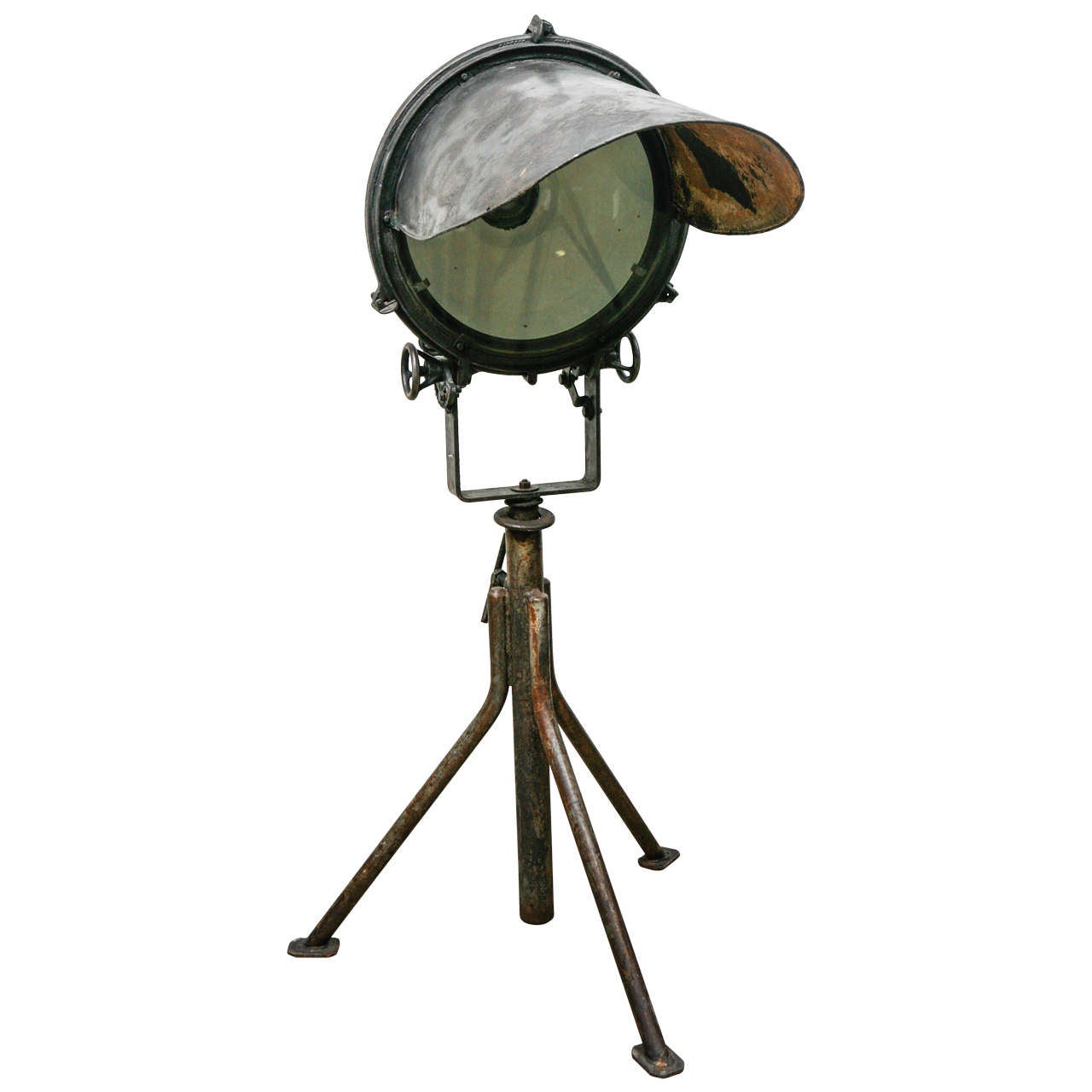 19th Century Industrial Standing Lamp at 1stDibs