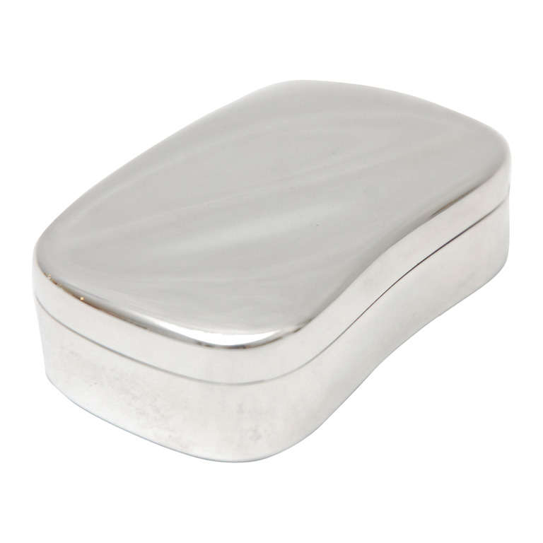 Sterling Silver Wave Box by Elsa Peretti for Tiffany and Co. at 1stDibs ...