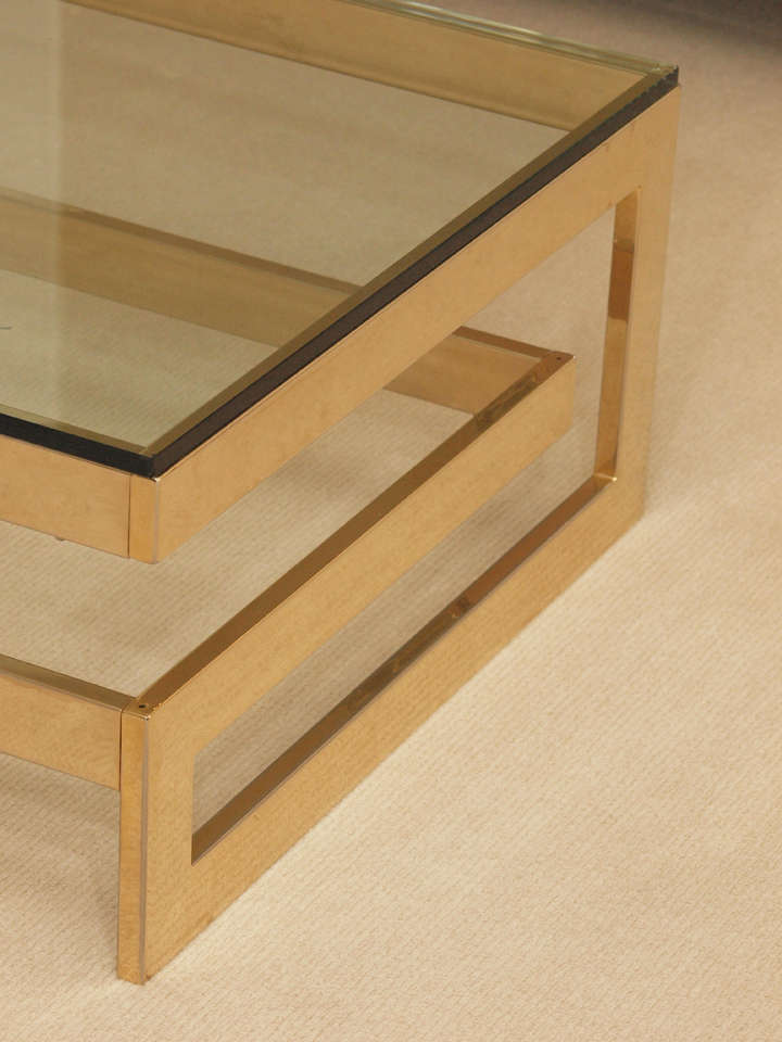 Italian "Geometric" Coffee Table at 1stDibs