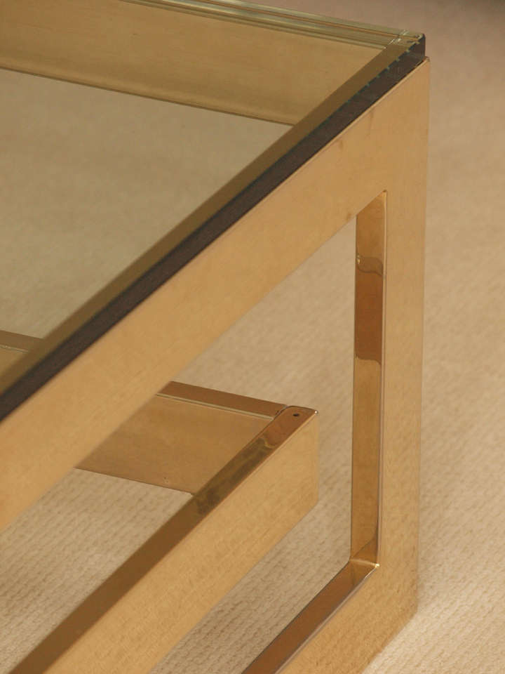 Italian "Geometric" Coffee Table at 1stDibs