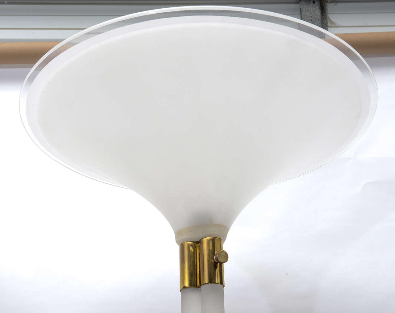 Pair of Karl Springer Torchieres at 1stDibs