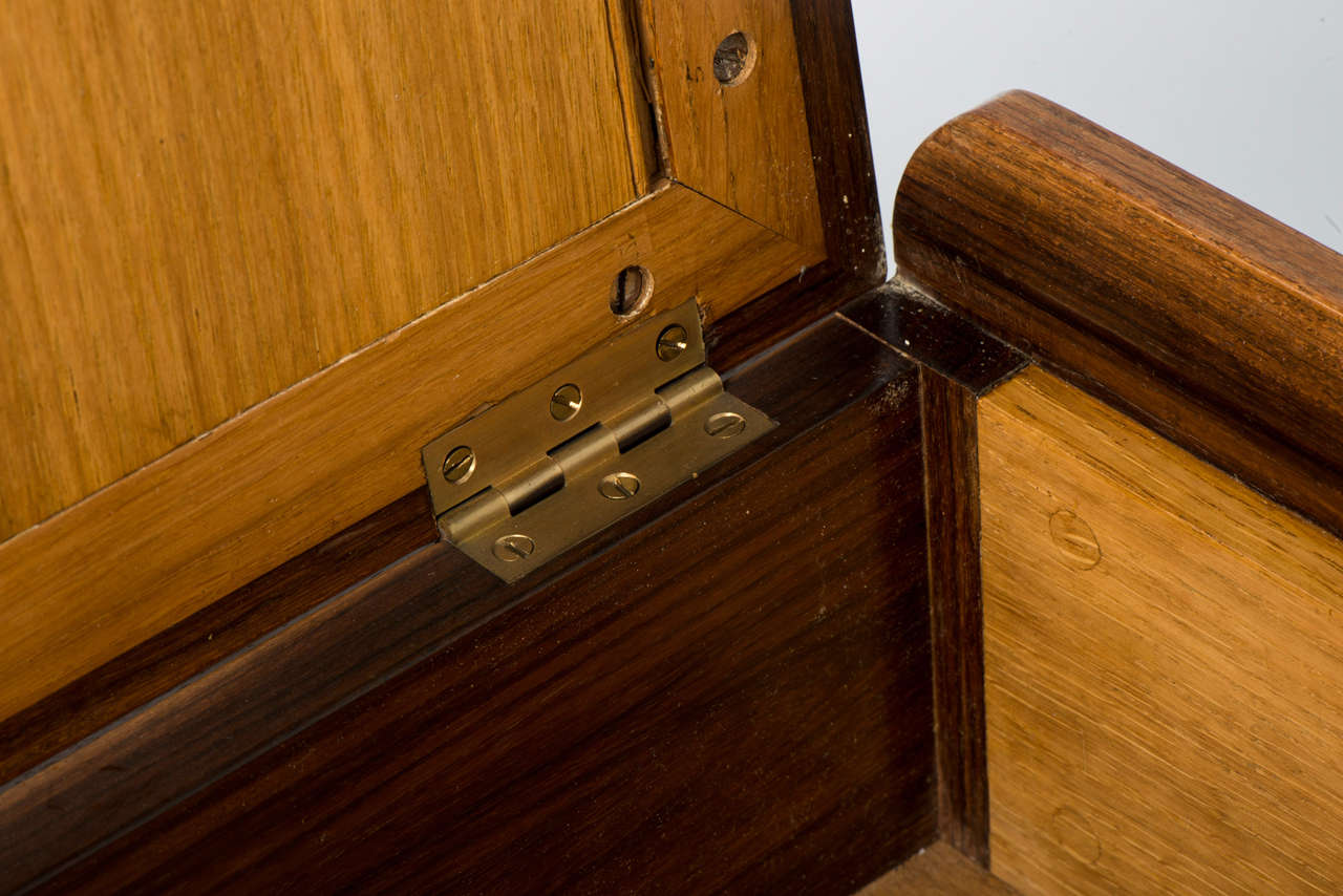 Edward Barnsley walnut piano stool, England circa 1949 For Sale at 1stDibs