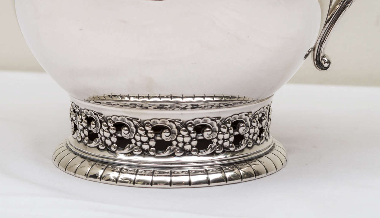 Sterling Silver Water Pitcher by Wallace and Co. at 1stDibs