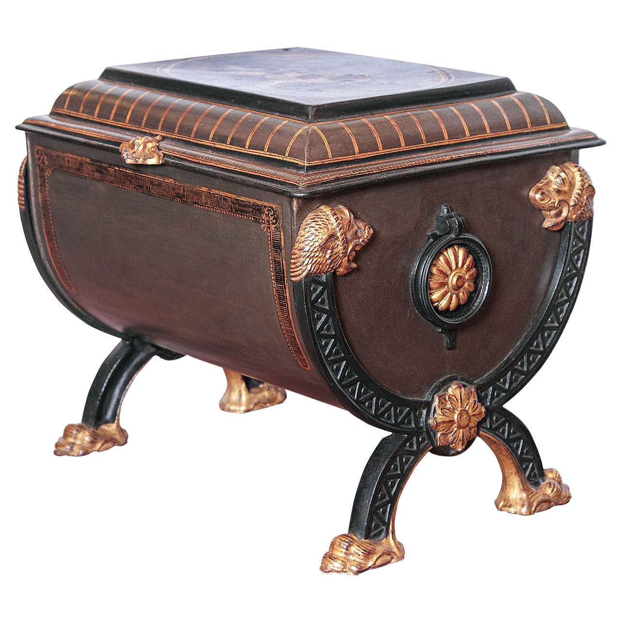 19th c English coal hod by Henry Loveridge and company London For Sale ...