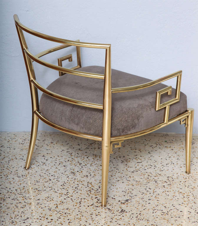 Solid Brass Greek Key Chair at 1stDibs | greek key chairs, greek key ...
