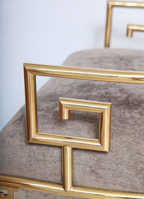 Solid Brass Greek Key Chair at 1stDibs | greek key chairs, greek key ...