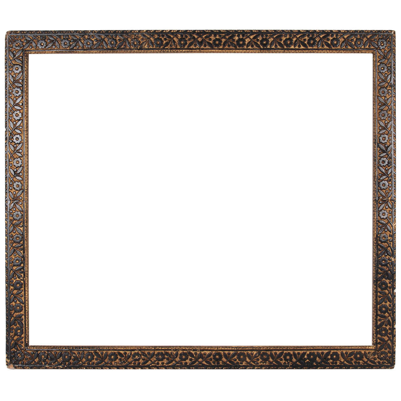 Aesthetic Movement Composition Frame with Ebonized Floral Decoration ...