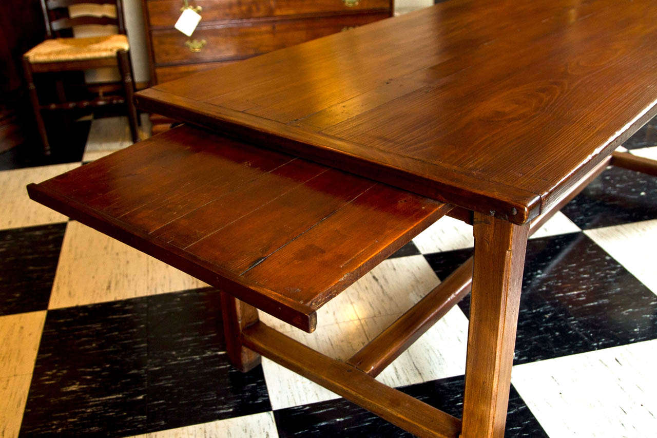 French Poplar Farm Table at 1stDibs