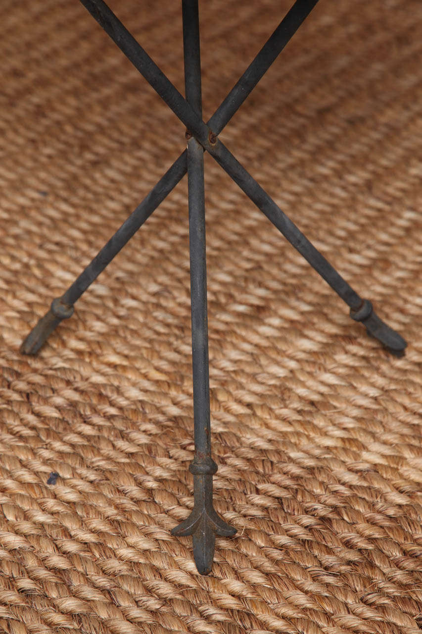 Tripod Table with Embossed Top at 1stDibs