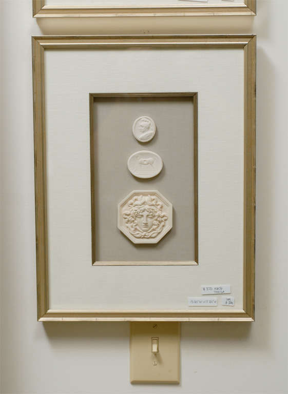 Framed Intaglios at 1stDibs