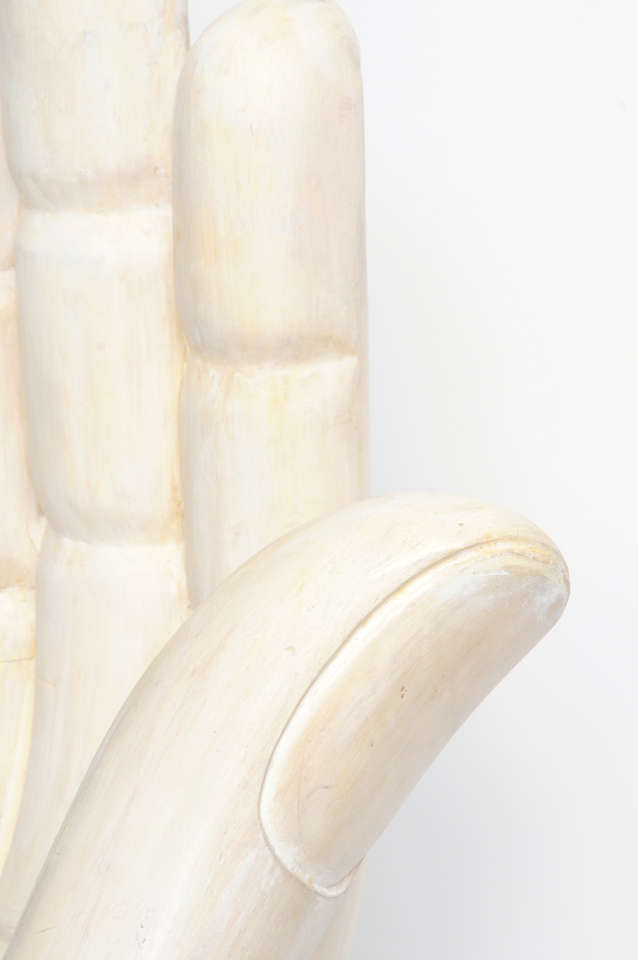 White Pedro Friedeberg Hand Chair at 1stDibs | white hand chair, hand ...