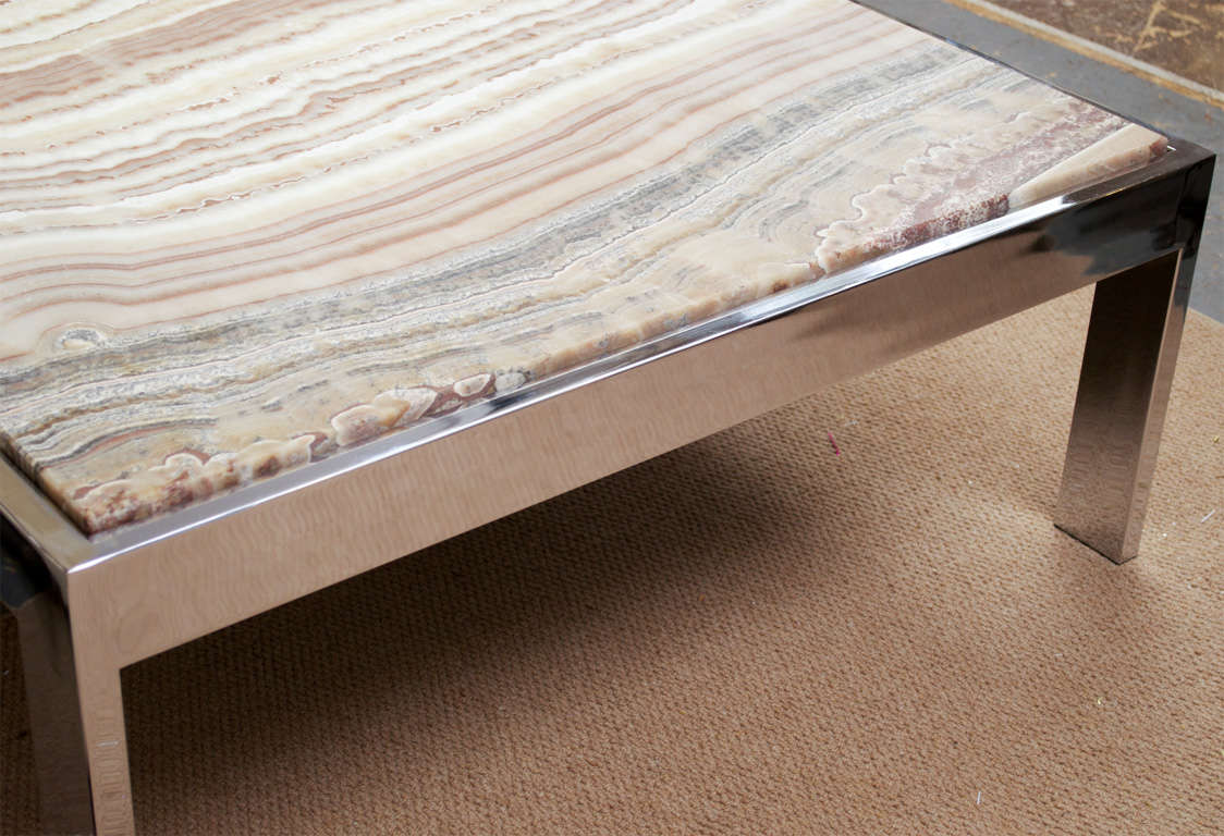 Pace Collection Onyx Top Coffee Table at 1stDibs