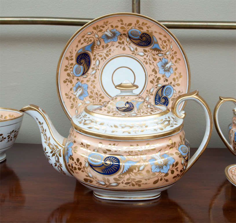 Coalport Porcelain Tea Service at 1stDibs