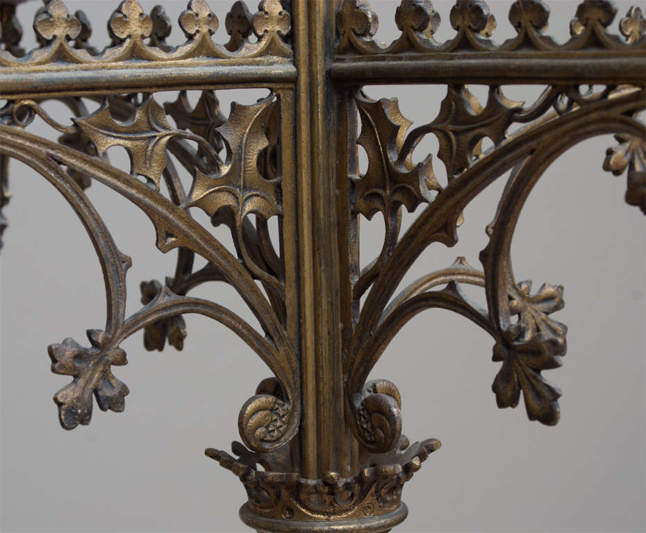 Pair of Continental Gothic Style, Four-Light Chandeliers at 1stDibs ...