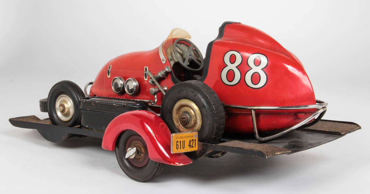 Ohlsson and Rice Rare Streamline American Art Deco Tether Race Car ...