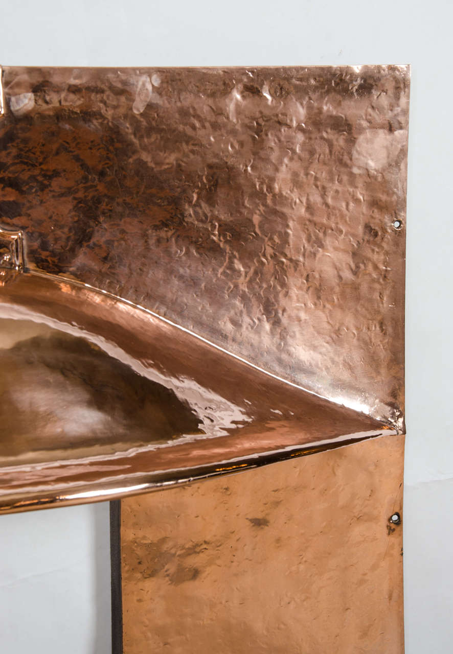 Antique Arts and Crafts Copper Fireplace Insert at 1stDibs