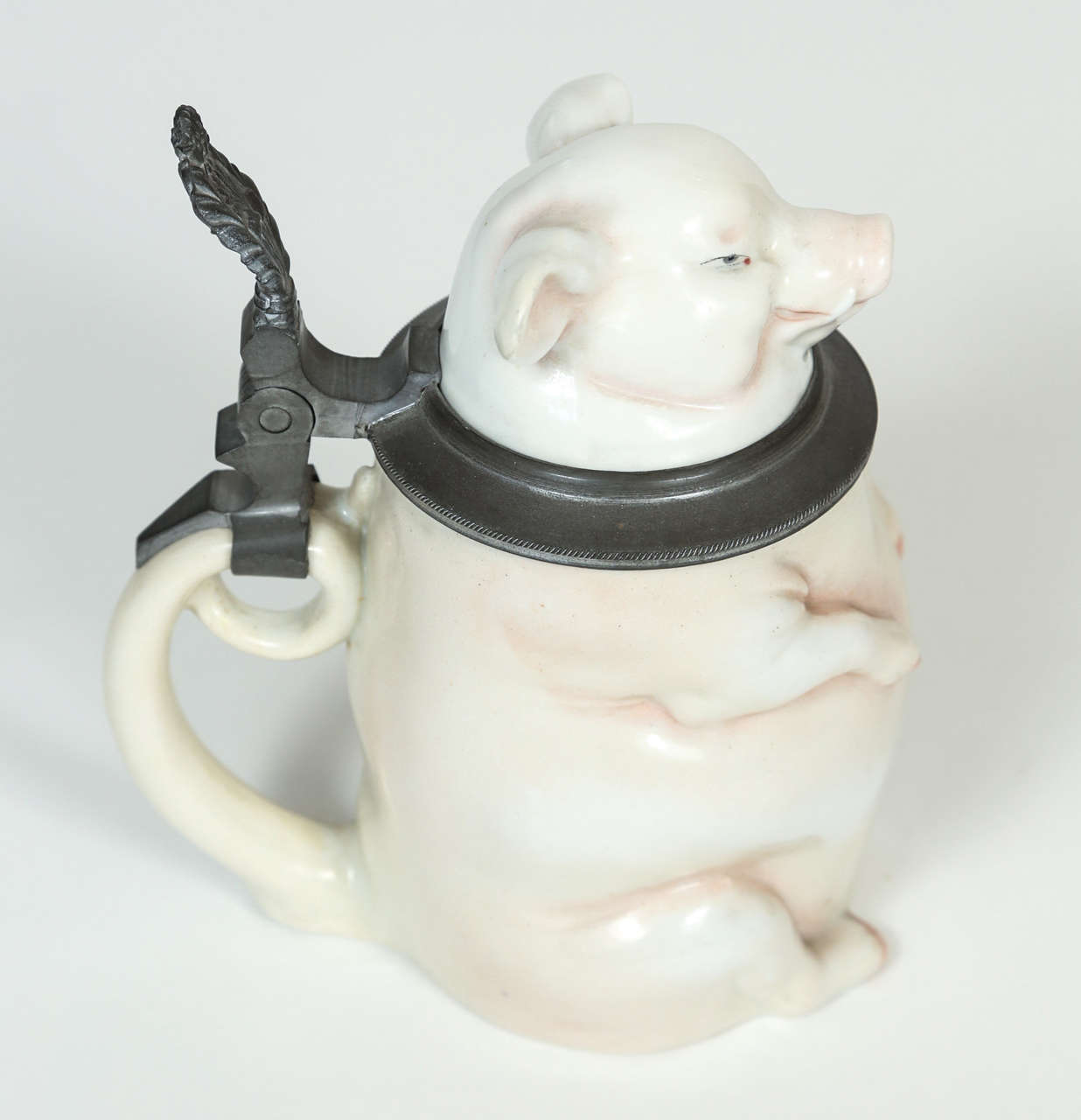 Vintage German Pig Stein at 1stDibs | pigstein, pig stien, pig stine