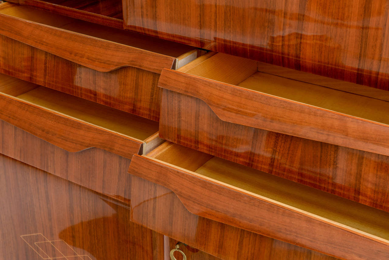 Stunning Mid-Century Italian Wall Unit at 1stDibs