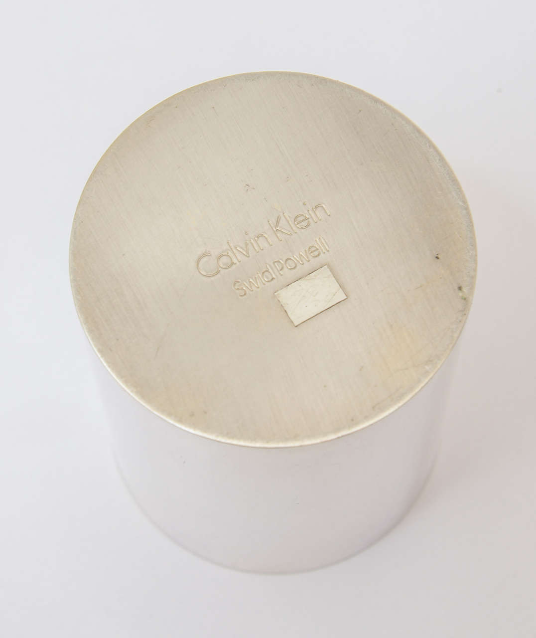 Swid Powell for Calvin Klein Silver Plate Three-Piece Coffee Service ...