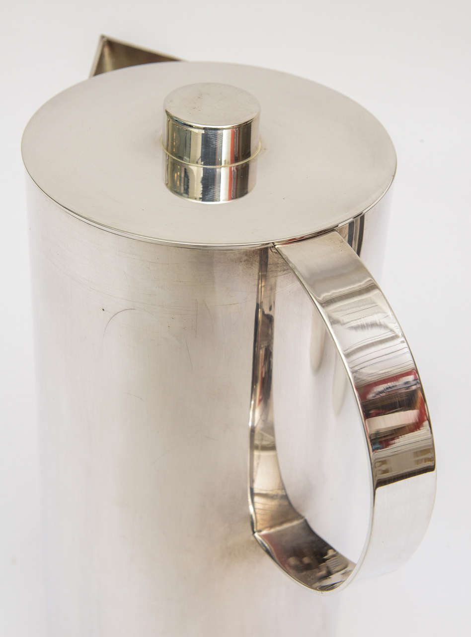 Swid Powell for Calvin Klein Silver Plate Three-Piece Coffee Service ...